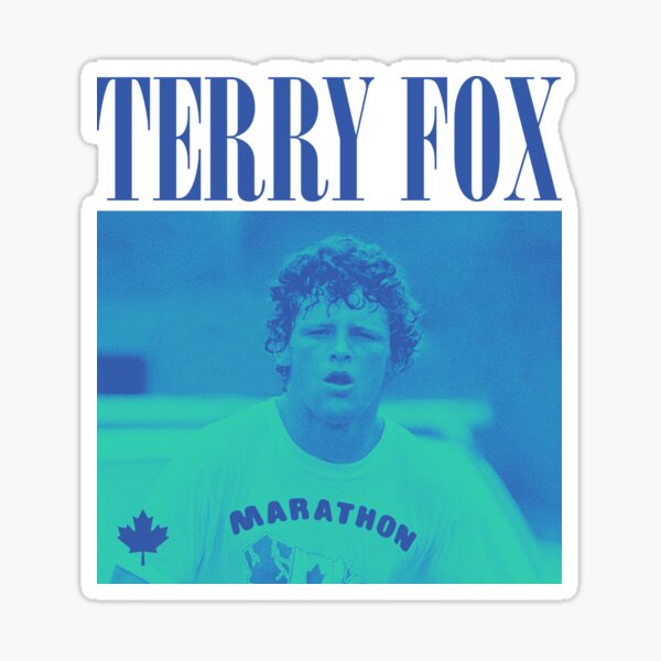 "Terry Fox" Sticker by KakungElhasief | Redbubble