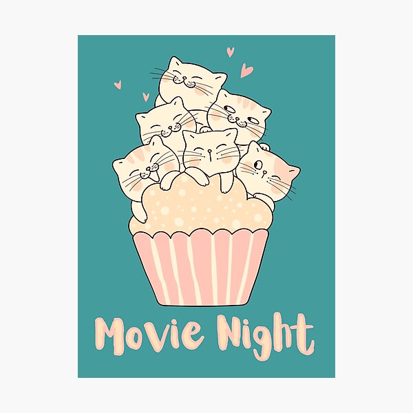 "Movie Night / Movie Night With Cats / Movie Night With Friends ...