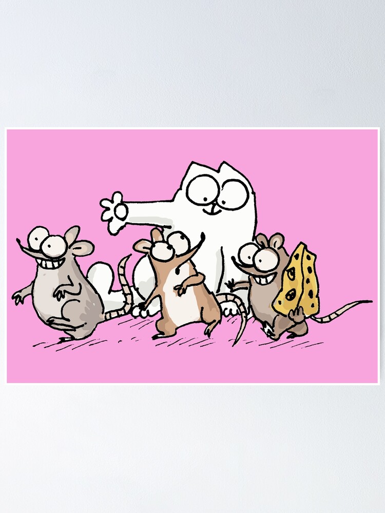 "Simons Cat And The Mouse Funny Trending, Für Kinder Simons Cat Smile ...