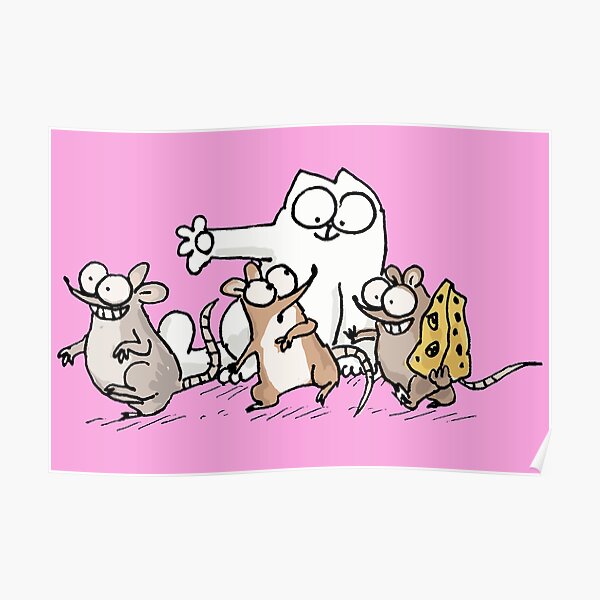 "Simons Cat And The Mouse Funny Trending, Für Kinder Simons Cat Smile ...