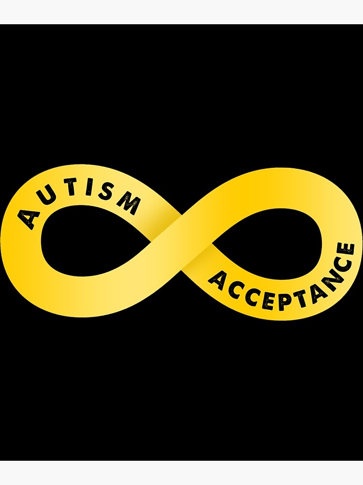 "Gold Infinity Symbol For Autism " Poster for Sale by kimberlyhicks ...