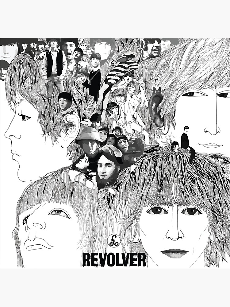 "Revolver Album Cover" Sticker by Jonathanyles | Redbubble