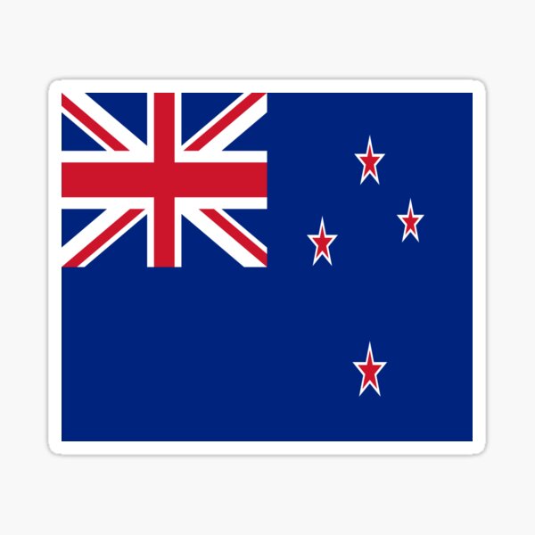 "New Zealand Flag" Sticker by Tony Benoit | Redbubble