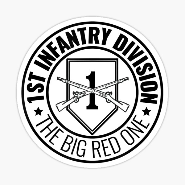 "Big Red One 1st Infantry Division T Shirt 20556" Sticker for Sale by ...