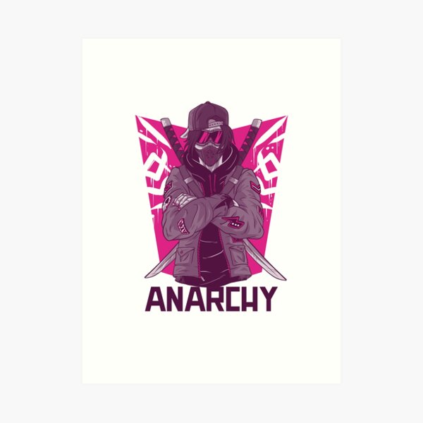 "Anarchy ninja designeg logo" Art Print for Sale by KatjaHornung ...
