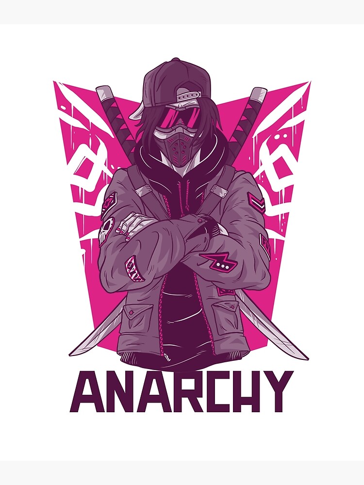 "Anarchy ninja designeg logo" Art Print for Sale by KatjaHornung ...