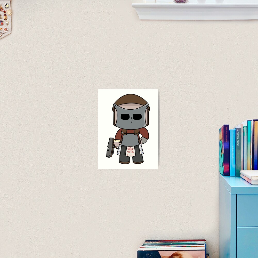 "Rust Character in full gear!" Art Print by mrhill3232 | Redbubble