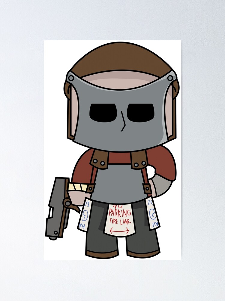 "Rust Character in full gear!" Poster for Sale by mrhill3232 | Redbubble