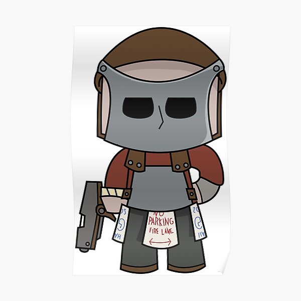 "Rust Character in full gear!" Poster for Sale by Tweed Tales | Redbubble