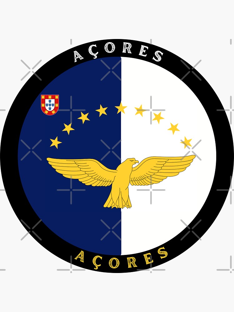 "My Azorean Identity" Sticker by FedSherDesign | Redbubble