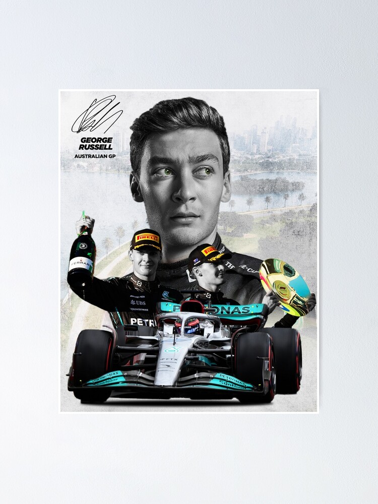 "GEORGE RUSSELL - AUSTRALIAN GP 2022" Poster for Sale by koldun | Redbubble