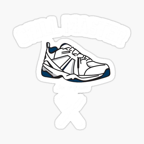 "Mens Grill Master Dad Shoes shirt" Sticker by FidelmaAnder | Redbubble