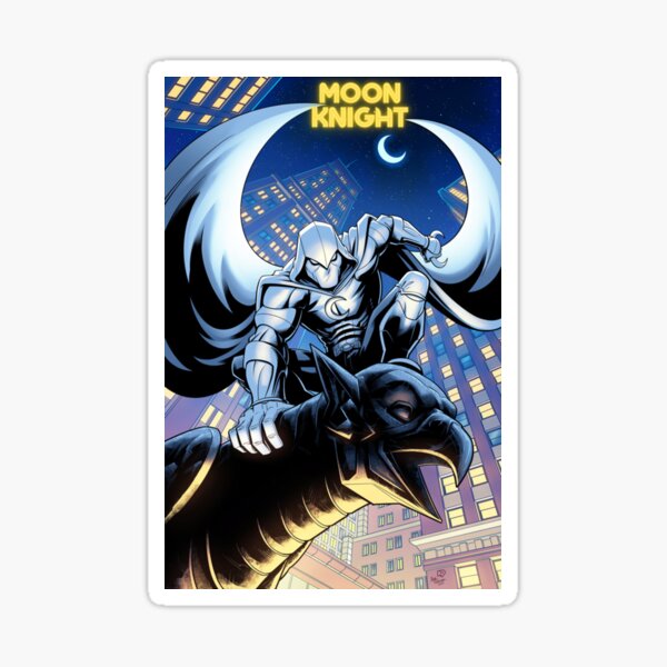 "Moon Knight " Sticker by keeryzartsz | Redbubble