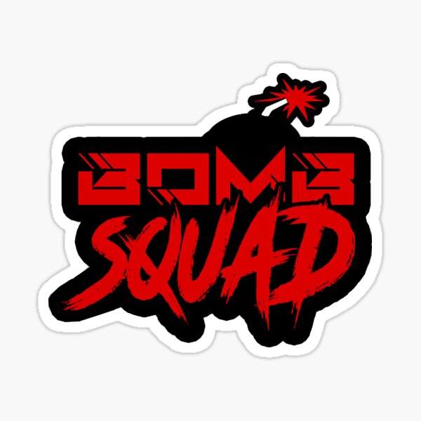 "Bomb Squad" Sticker by Loganchris25 | Redbubble