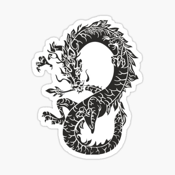 "Anime dragon" Sticker for Sale by Zixcel | Redbubble