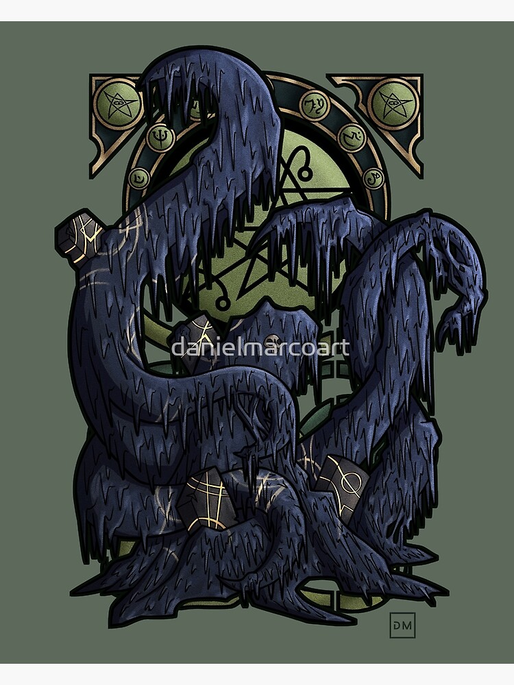 "Ubbo-Sathla" Poster for Sale by danielmarcoart | Redbubble