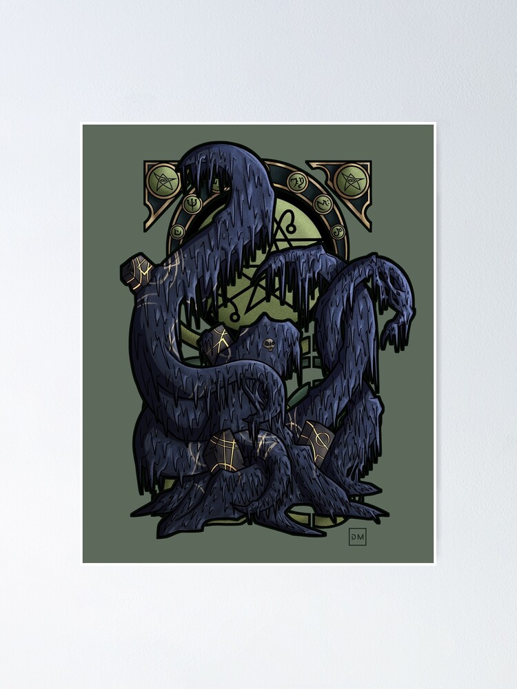"Ubbo-Sathla" Poster for Sale by danielmarcoart | Redbubble