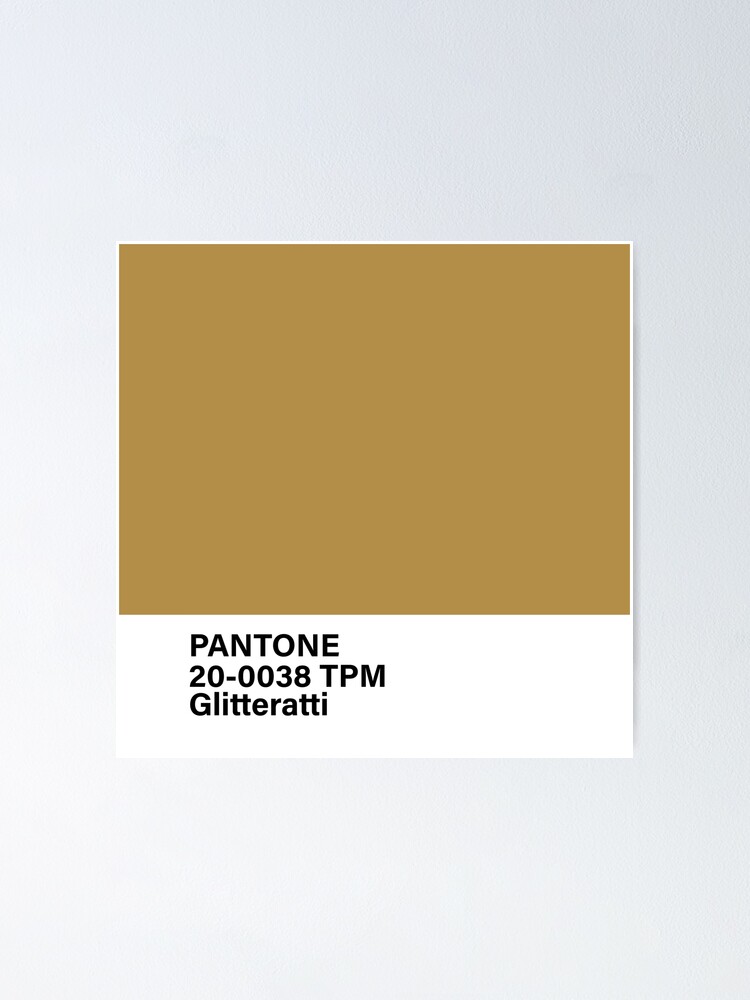"pantone 20-0038 TPM Glitteratti" Poster for Sale by princessmi-com ...