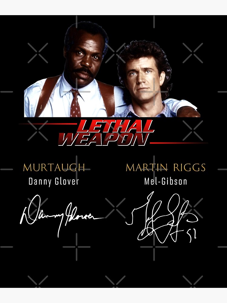 "Lethal Weapon Actors Signature" Poster for Sale by BrittneyRiness ...
