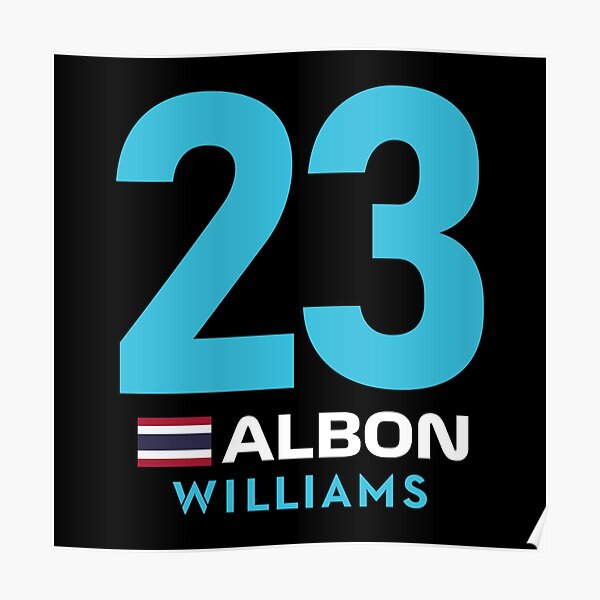 "Alexander Albon Williams F1 2022" Poster for Sale by larsmeijer11 ...