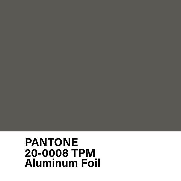 "pantone 20-0008 TPM Aluminum Foil" Poster for Sale by princessmi-com ...