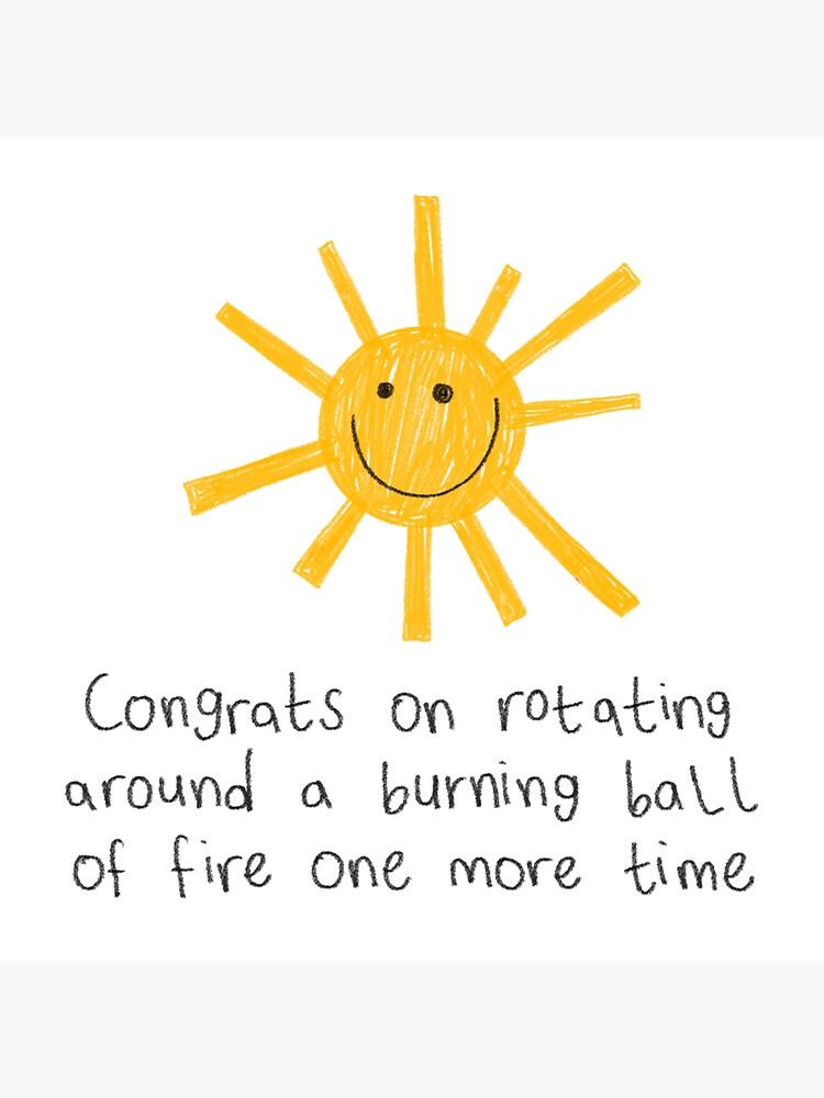 "Sarcastic Sunshine Meme Design" Sticker for Sale by kirstyelen | Redbubble