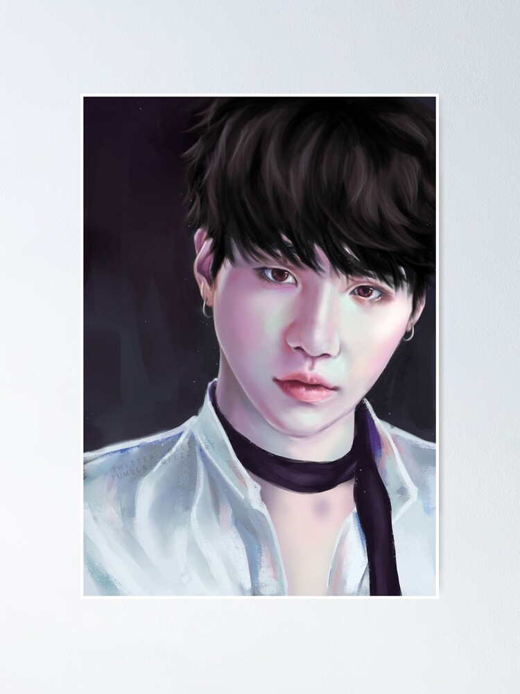 "Yoongi" Poster by iezz | Redbubble