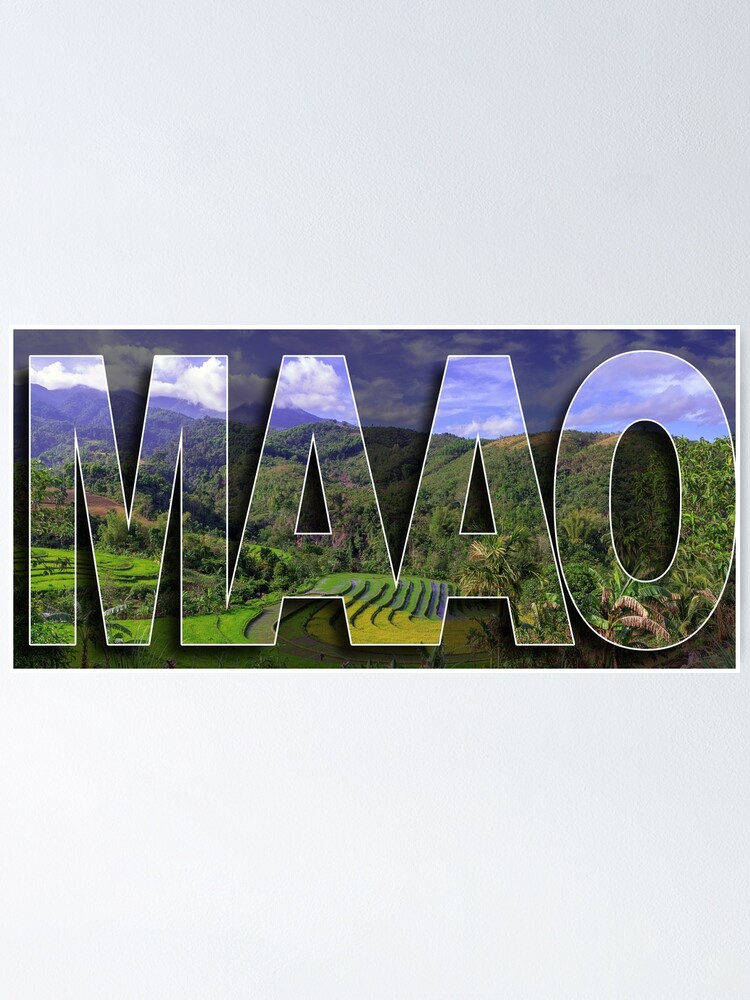 "Maao" Poster for Sale by likbatonboot | Redbubble
