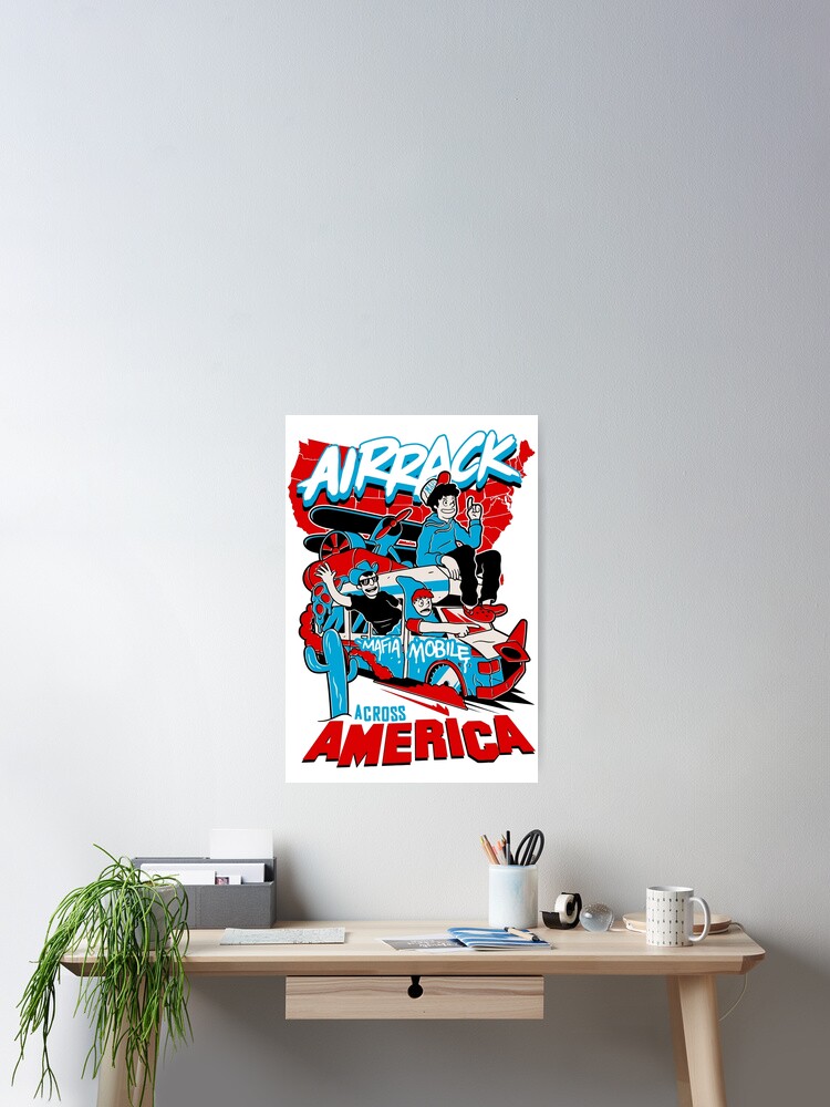 "Airrack Merch Airrack Across America" Poster for Sale by MaherCoShop ...