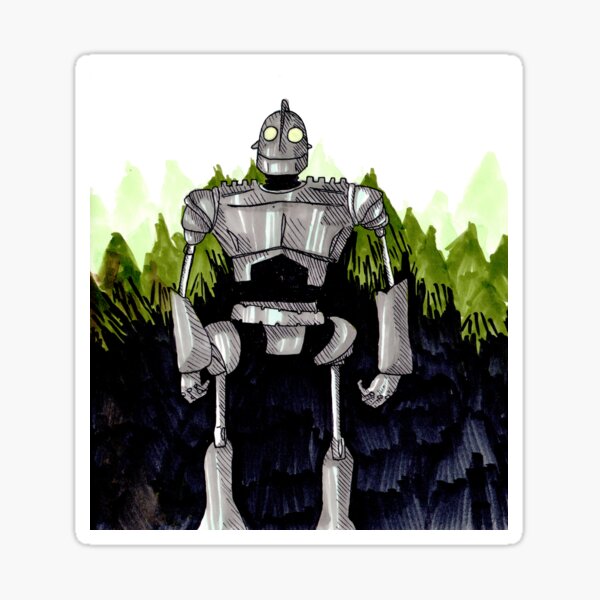 "Iron Giant" Sticker for Sale by KaJott | Redbubble