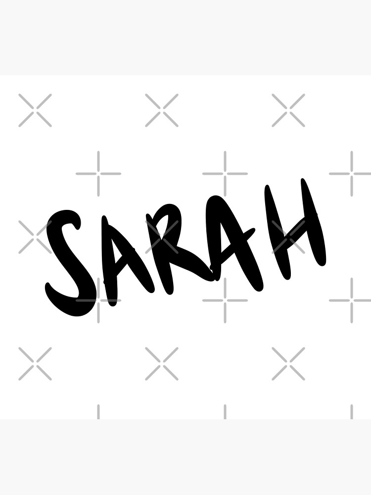 "Sarah Name Handwriting Signature " Poster for Sale by karen-studio ...