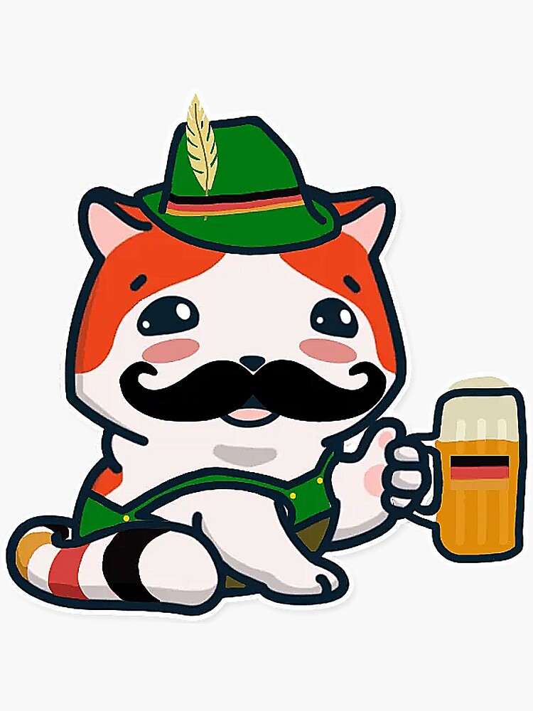 "Marsey Kraut" Sticker by MarseyCat | Redbubble