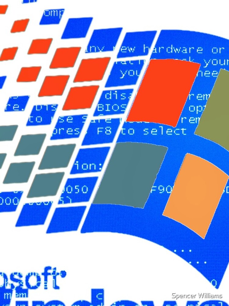 "Windows 95 - Blue Screen of Death" iPhone Case for Sale by hyper-fish ...