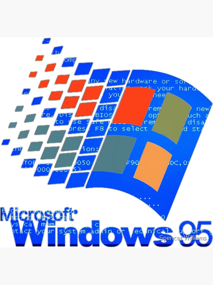 "Windows 95 - Blue Screen of Death" Photographic Print by hyper-fish ...