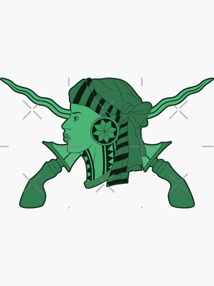 "Datu green" Sticker by lerdoberdo | Redbubble