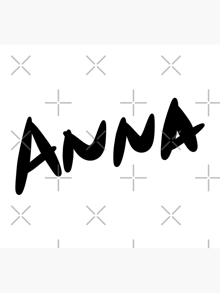 "Anna Name Handwriting Signature " Poster for Sale by karen-studio ...