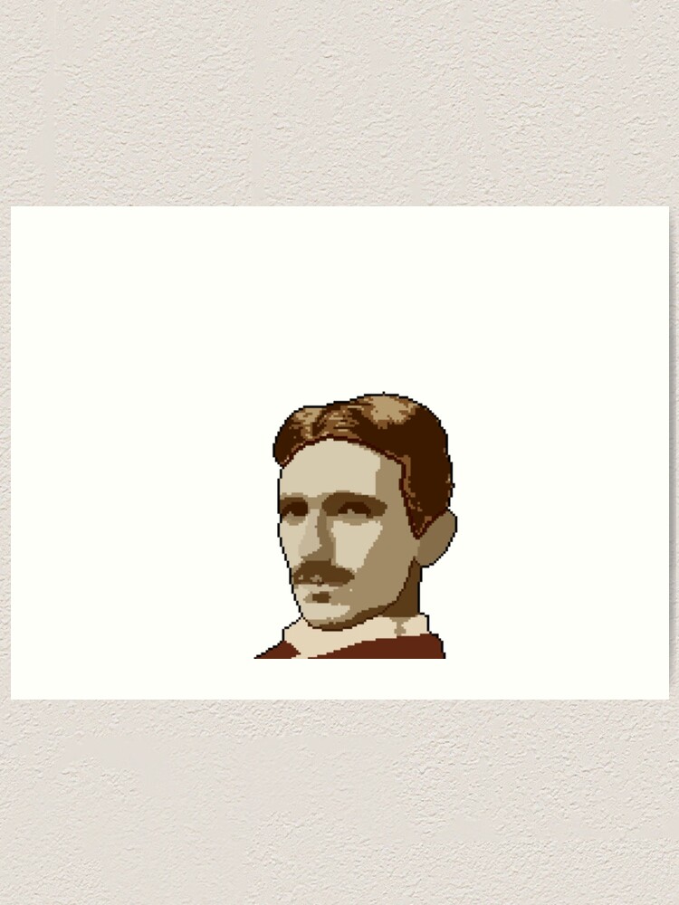 "Pixel Art Nikola Tesla" Art Print for Sale by dogadursun | Redbubble