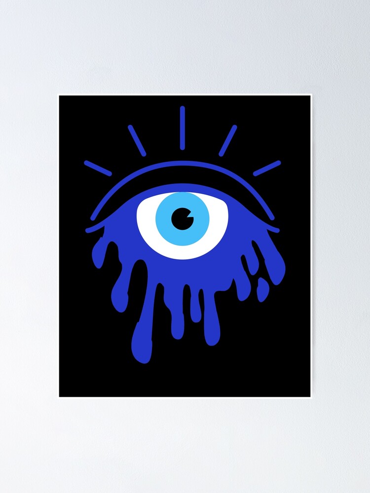 "Nazar Eye Symbol With Tears For A Spiritual Evil Protection" Poster ...