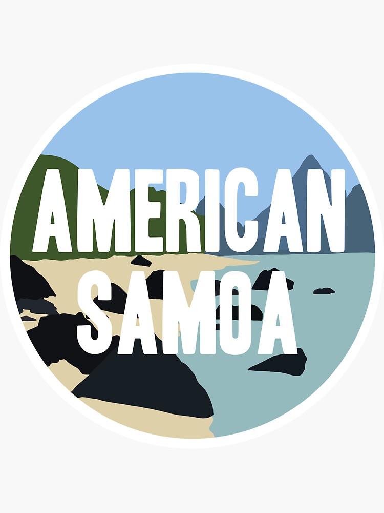 "American Samoa National Park" Sticker by jlaurenstickers | Redbubble