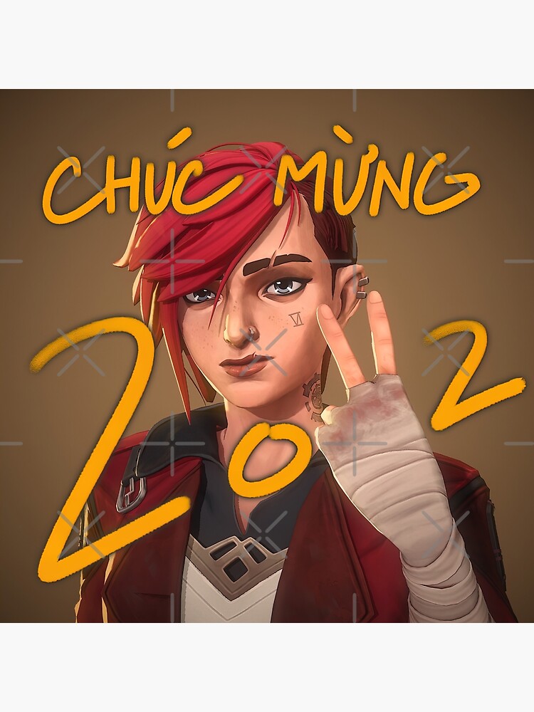 "Happy 2022 Vi Arcane" Poster by The-sky-is-here | Redbubble