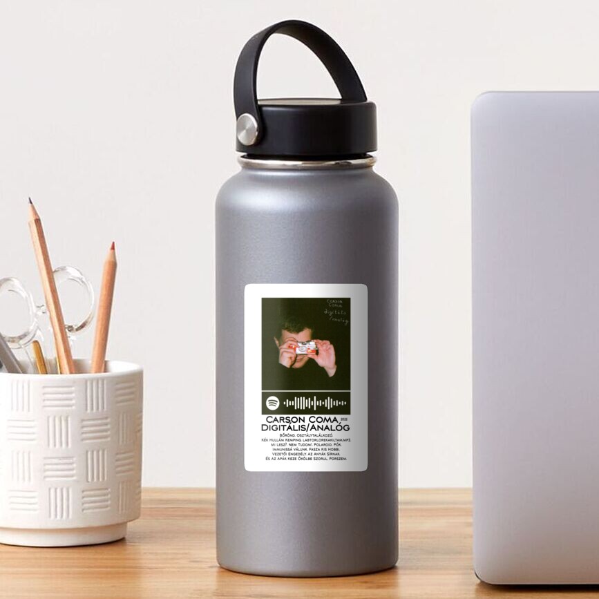 "Carson Coma - Digitális/Analóg album" Sticker by necasarts | Redbubble