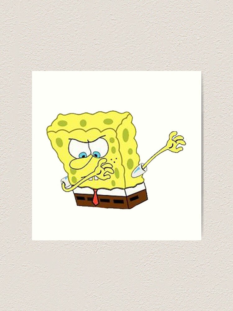 "spongebob dabbing" Art Print for Sale by LukeWoodsDesign | Redbubble