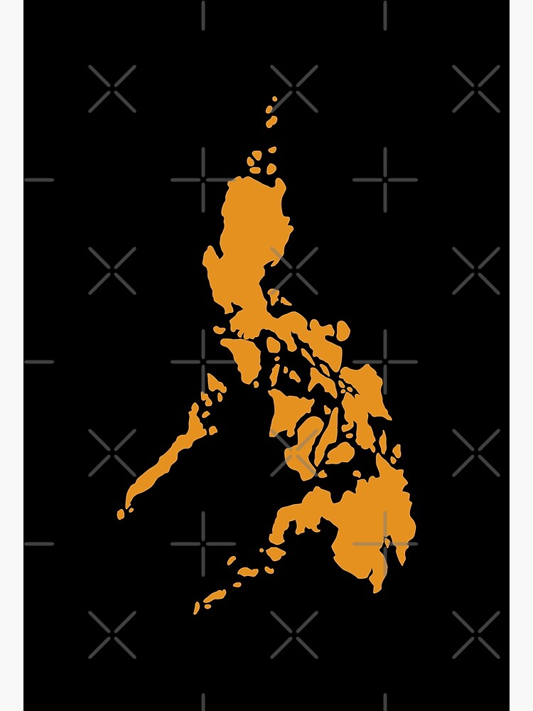 "Philippine Map Yellow" Photographic Print for Sale by lerdoberdo ...