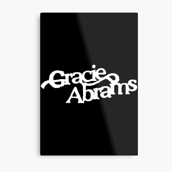 "Gracie Abrams Merch Gracie Abrams Logo" Metal Print for Sale by ...