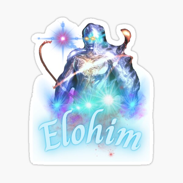 "Elohim Hebrew name for God" Sticker by SwordofGod | Redbubble