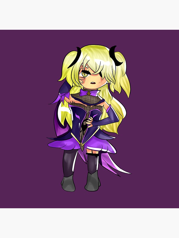 "fischl genshin impact chibi" Art Print for Sale by HiAmSolene | Redbubble