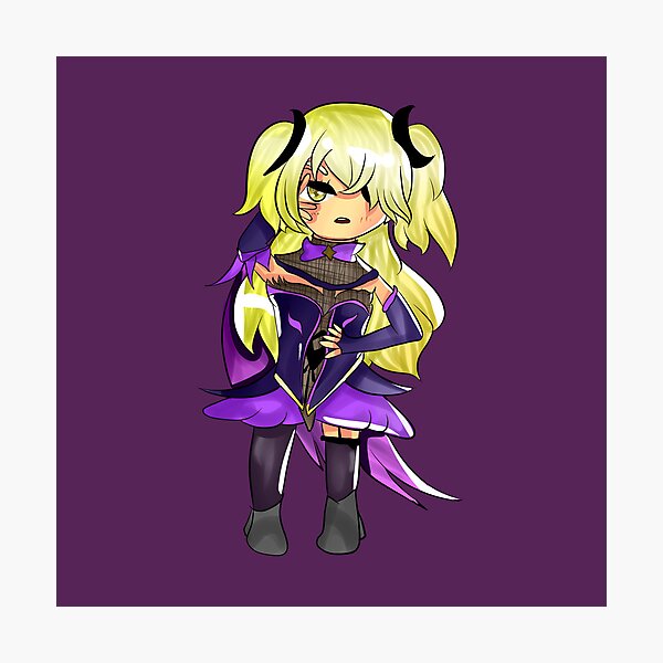 "fischl genshin impact chibi" Photographic Print for Sale by HiAmSolene ...