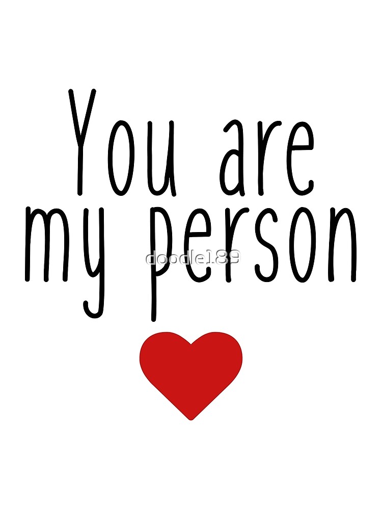 Póster «Tu eres mi persona» de doodle189 | Redbubble