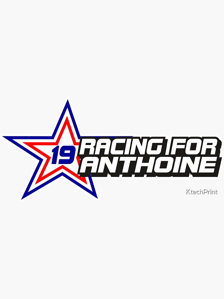 Sticker « Course pour Anthoine Hubert », par KtechPrint | Redbubble