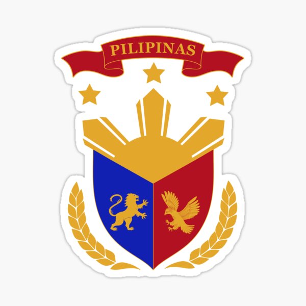 "Philippine Emblem 9" Sticker by lerdoberdo | Redbubble